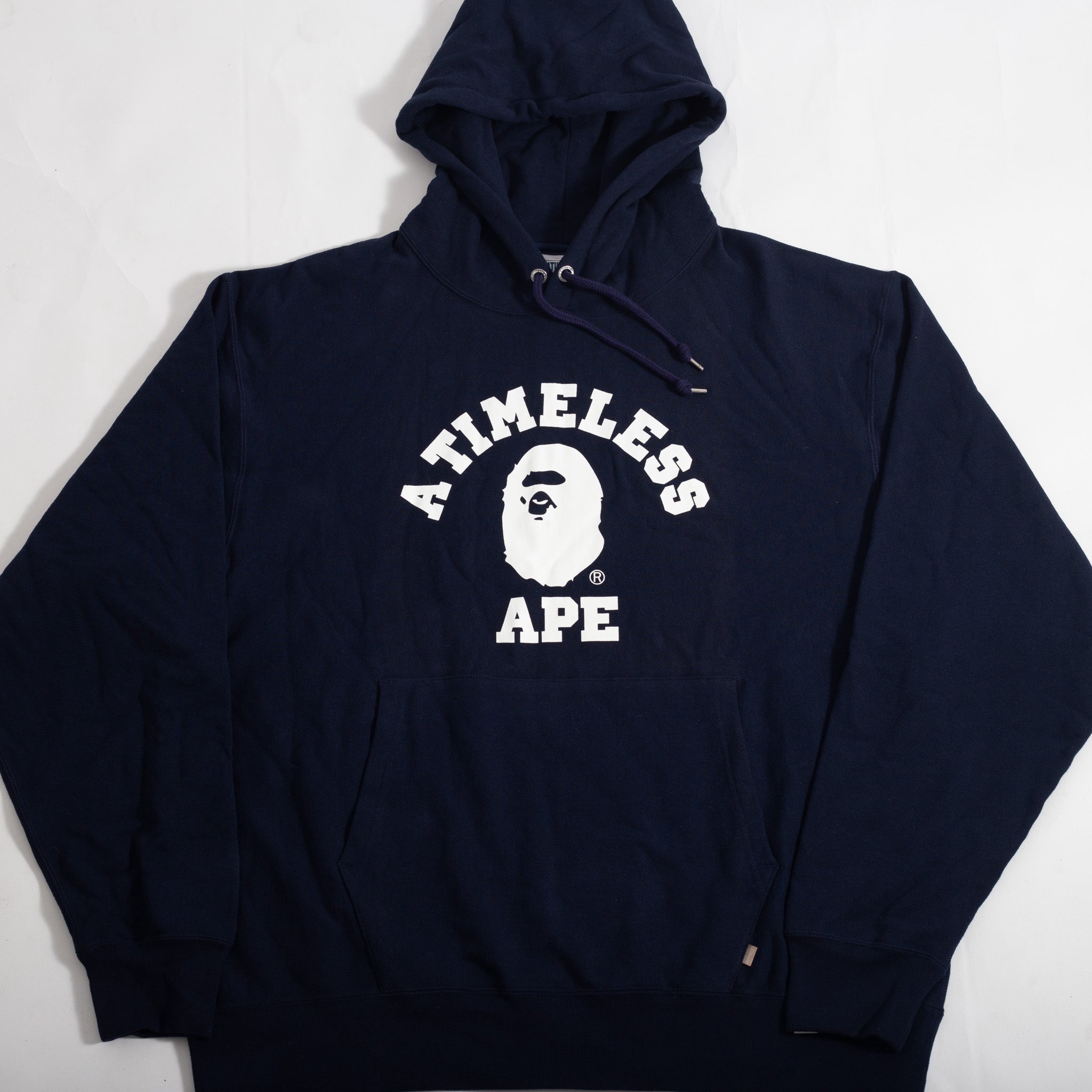 Moletom BAPE x JJJJound Azul College – Anota o kit